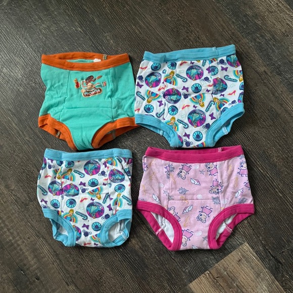 Disney | Accessories | Disney Princess Underwear Panties Moana ...